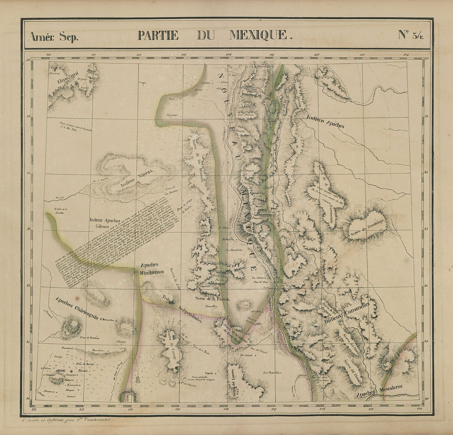 Native American Ledger art on Antique Maps– Raven Makes Gallery