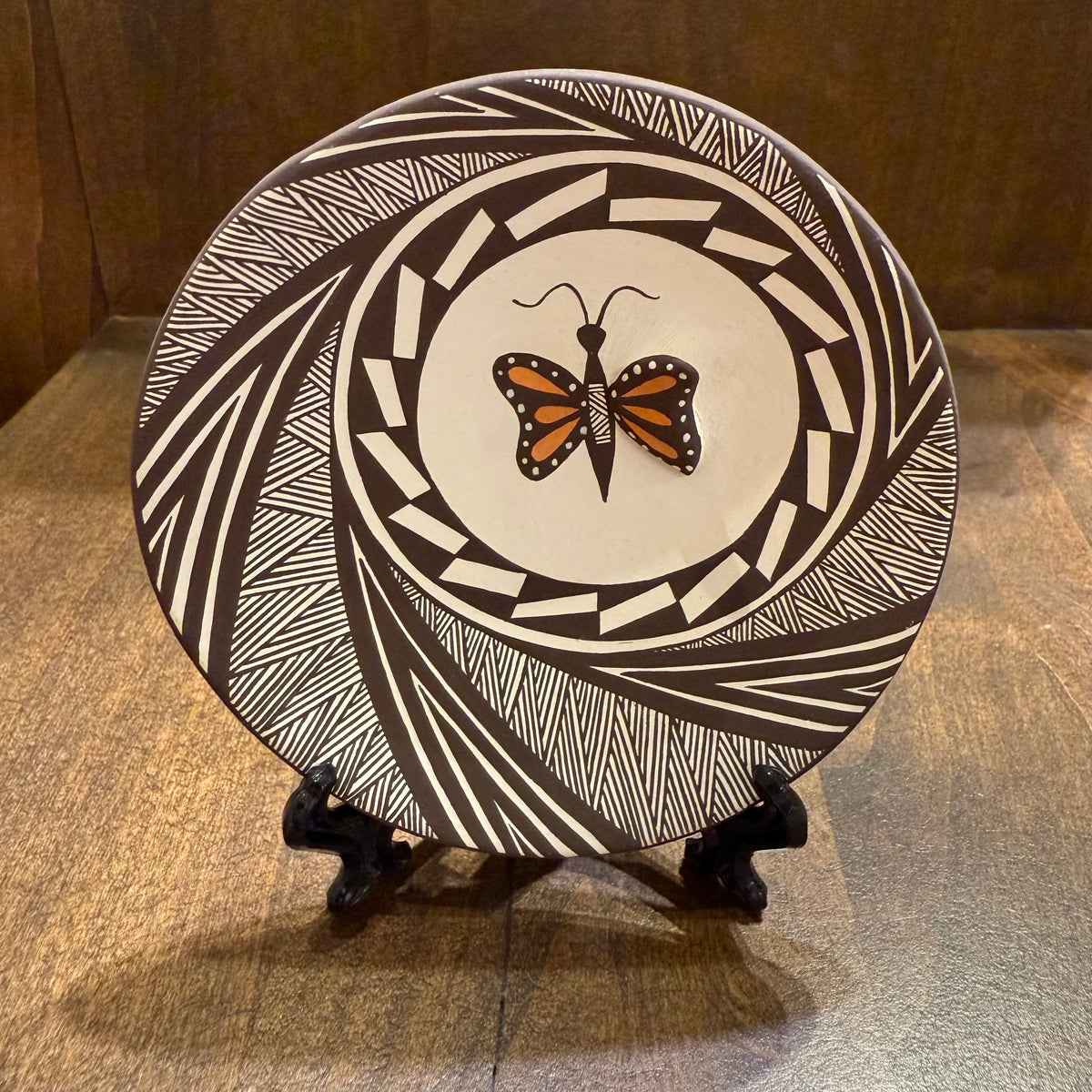 Acoma Seed Pot, by Carolyn Concho, at Raven Makes Gallery in Sisters