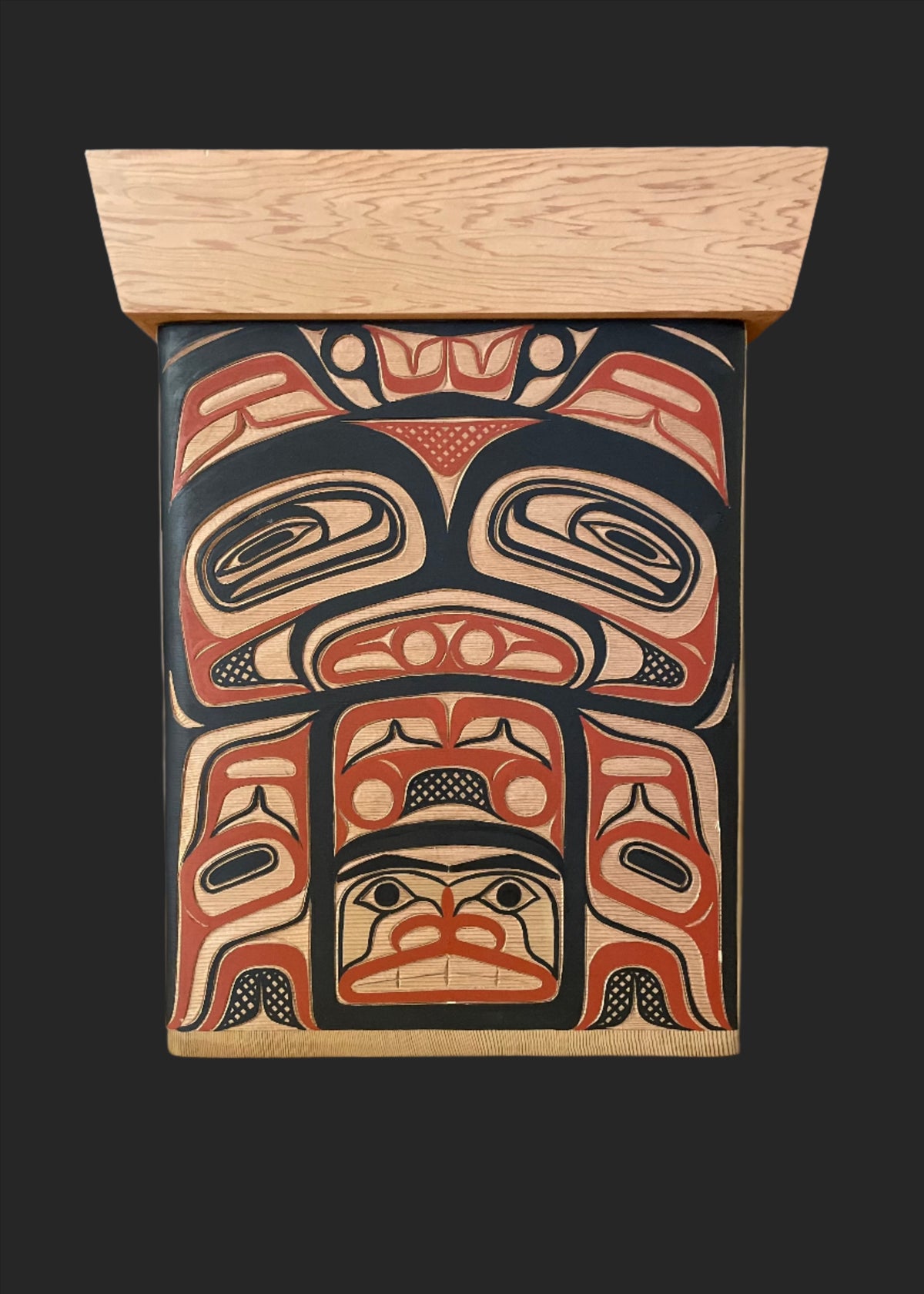 Raven Design Traditional Bentwood Box, by David A. Boxley– Raven Makes ...