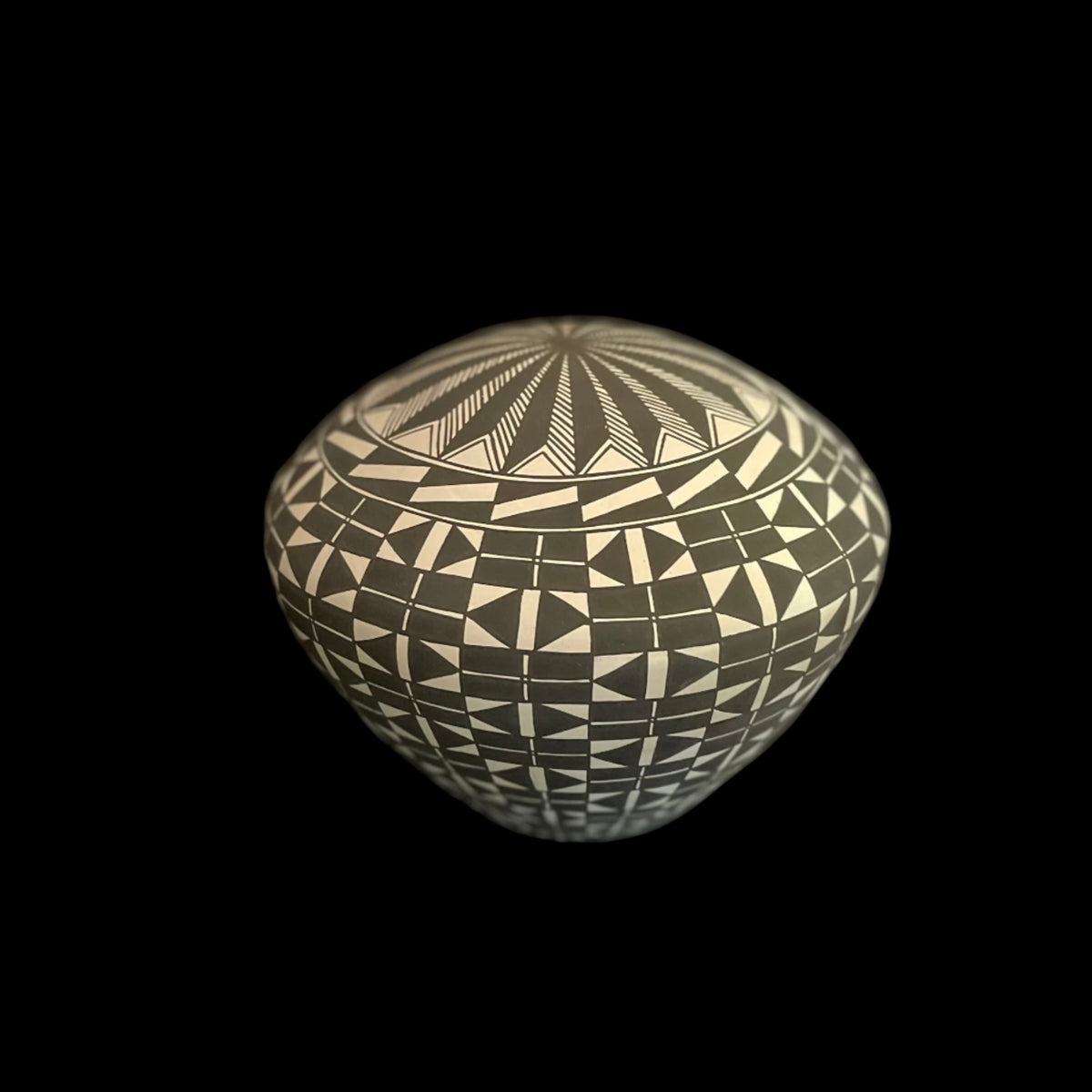 Acoma Fine Line Pottery, by Cletus Victorino at Raven Makes Gallery