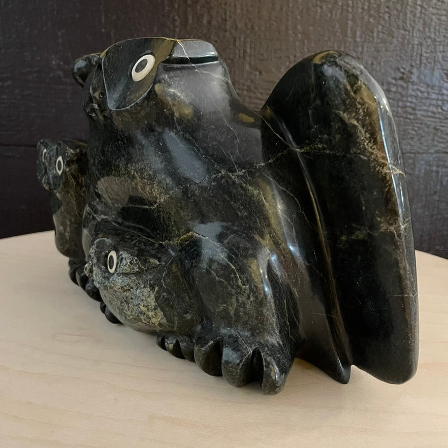 Inuit Sculpture, Cape Dorset Carvings, Arctic Inuit Art– Raven Makes ...