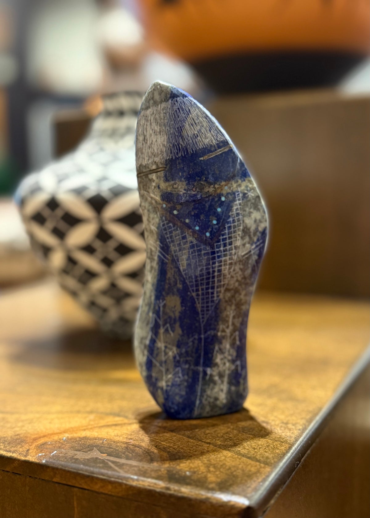 Dance of Life Blue Corn Maiden Zuni Fetish, by Todd Westika– Raven ...