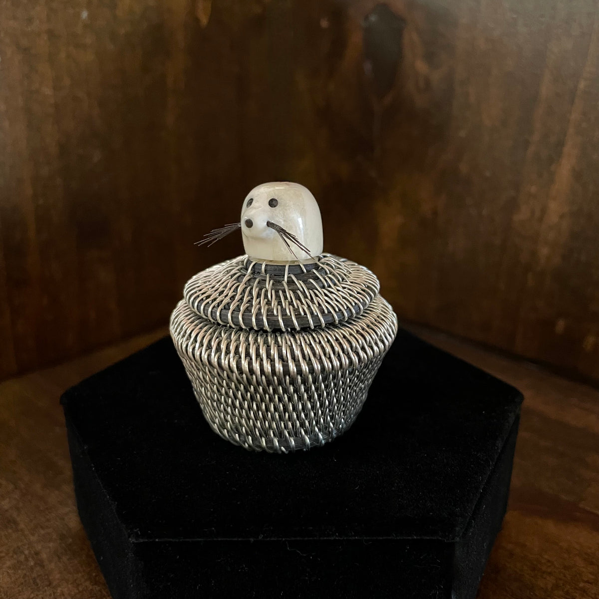 Don Johnston Baleen Basket at Raven Makes Gallery