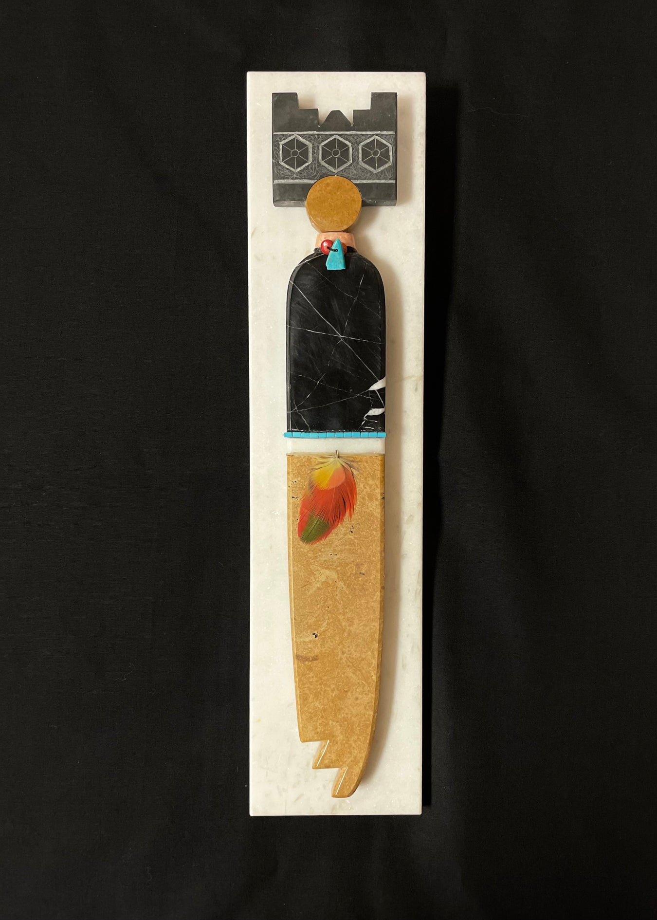 Sculptures, by Cliff Fragua, Jemez Pueblo– Raven Makes Gallery