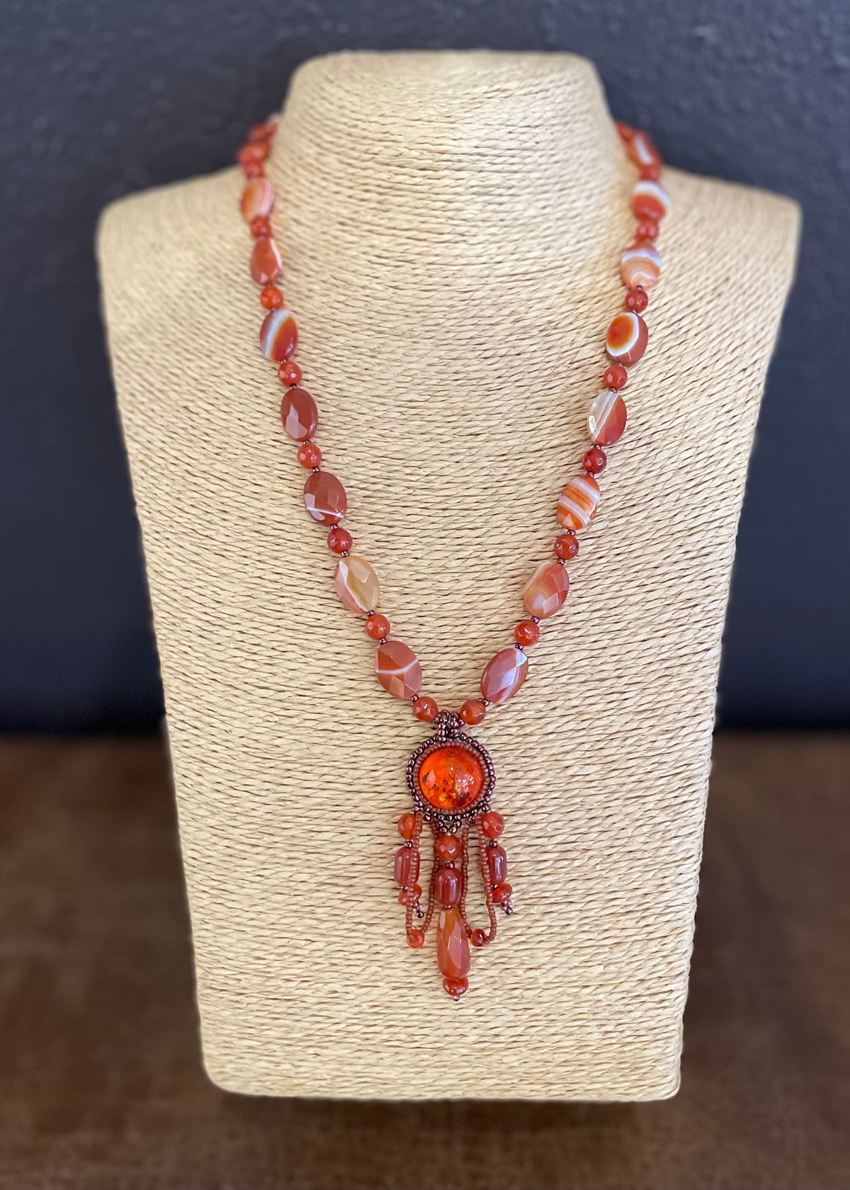 Maiden Necklace, by Jovanna Poblano, Zuni Jewelry– Raven Makes Gallery