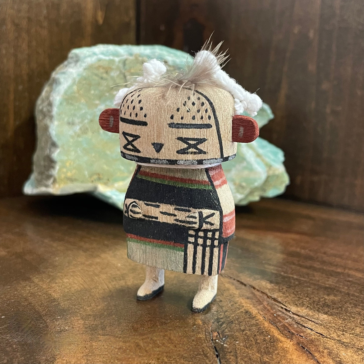 Snow Maiden (Nuvik'chin Mana) Mini-Kachina , by Kevin Quanimptewa ...