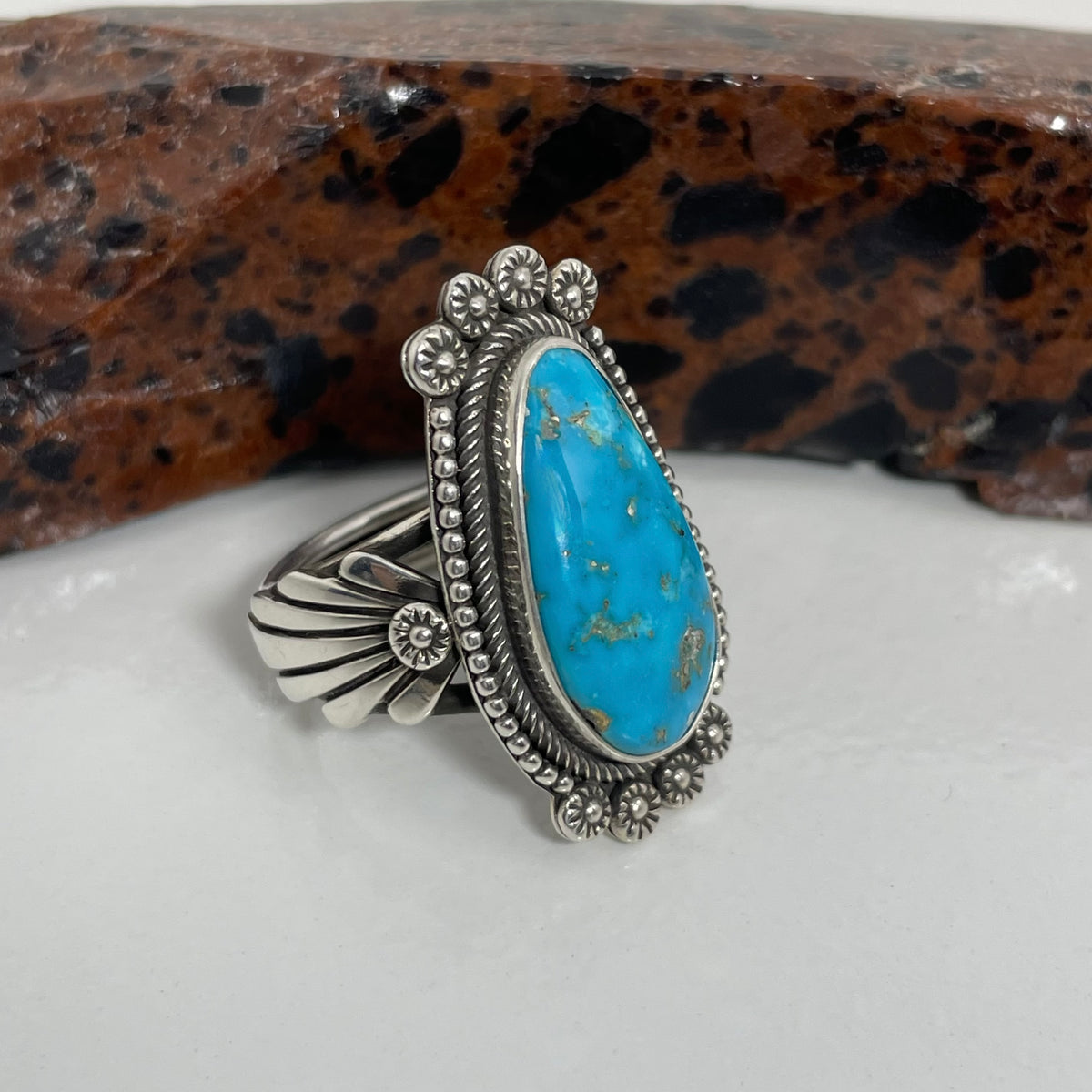 Navajo Ring, by Ivan Howard, Fine Navajo Jewelry– Raven Makes Gallery