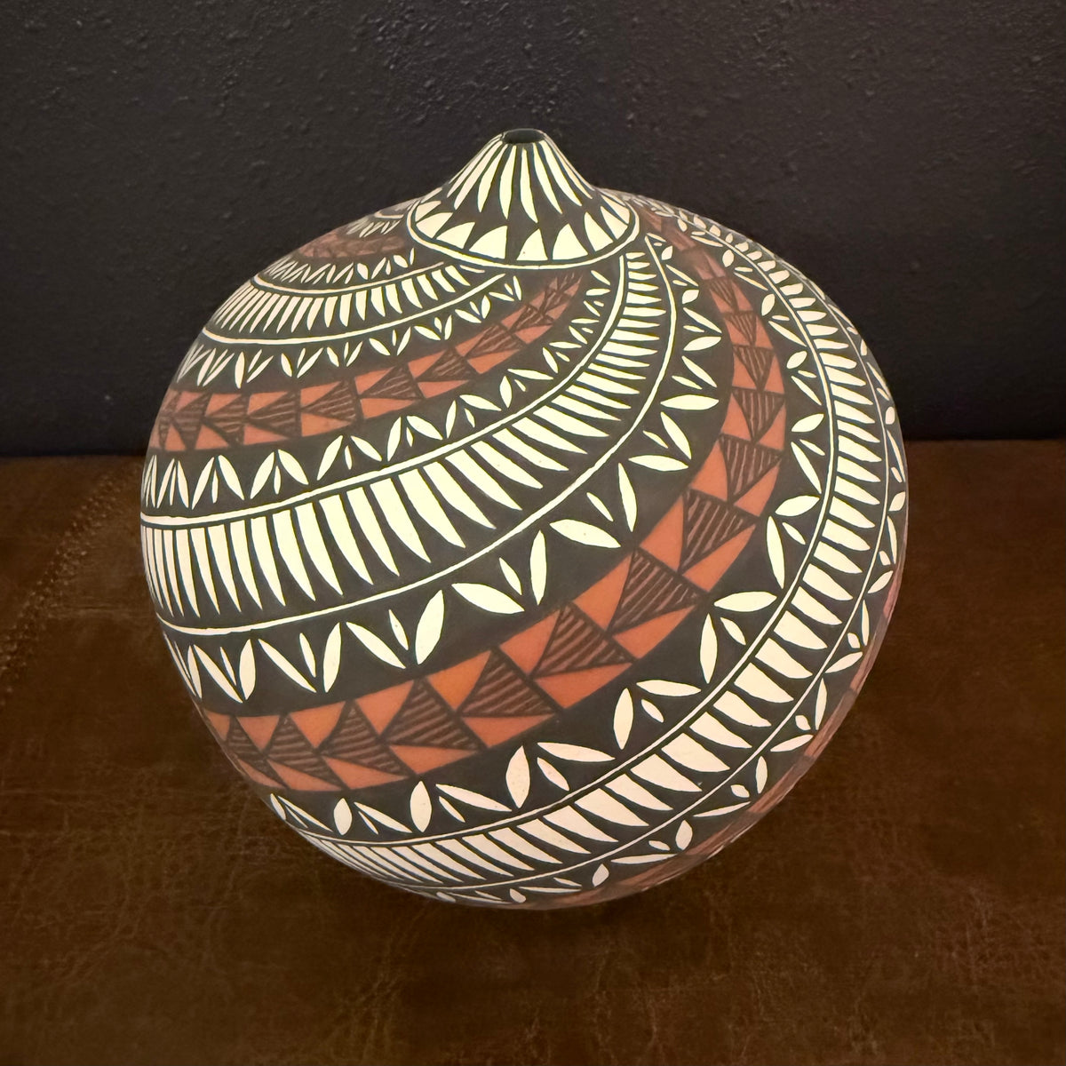 Acoma Fine Line Pottery, by Sandra Victorino at Raven Makes Gallery