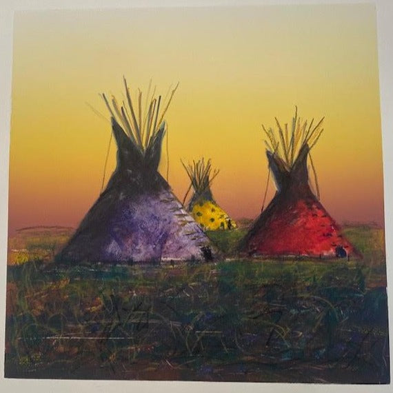 Painted Lodges, by Raymond Nordwall– Raven Makes Gallery