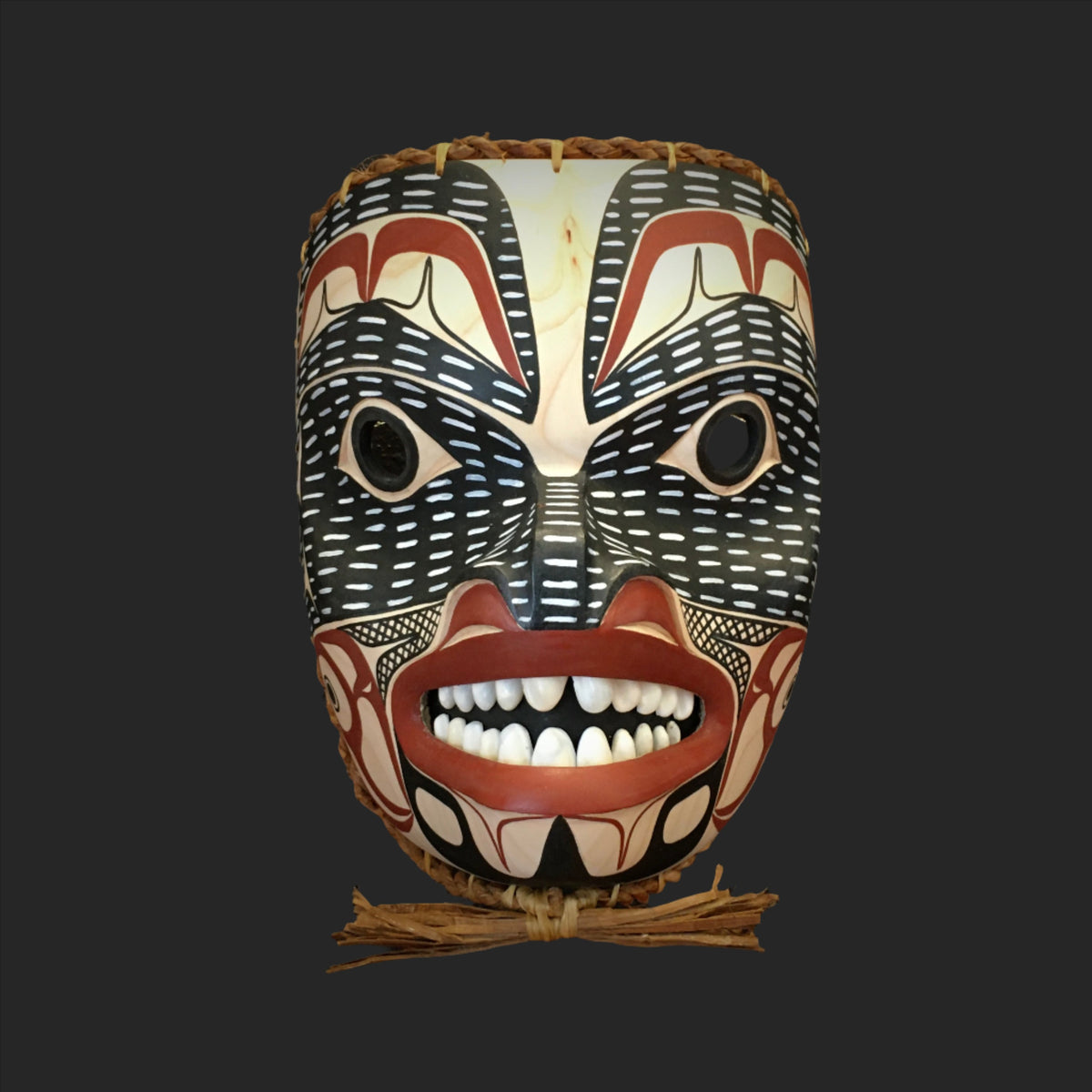 Portrait Mask, by David A. Boxley, at Raven Makes Gallery, Sisters, OR