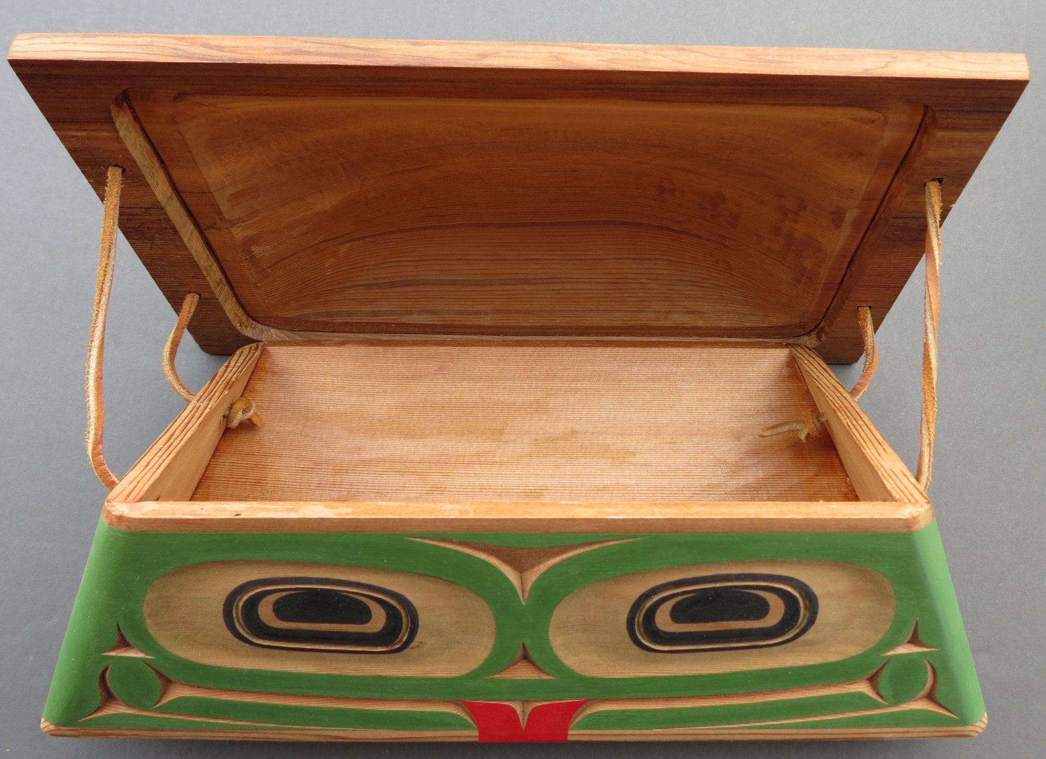 Bentwood Canoe Box, by Bruce Alfred– Raven Makes Gallery