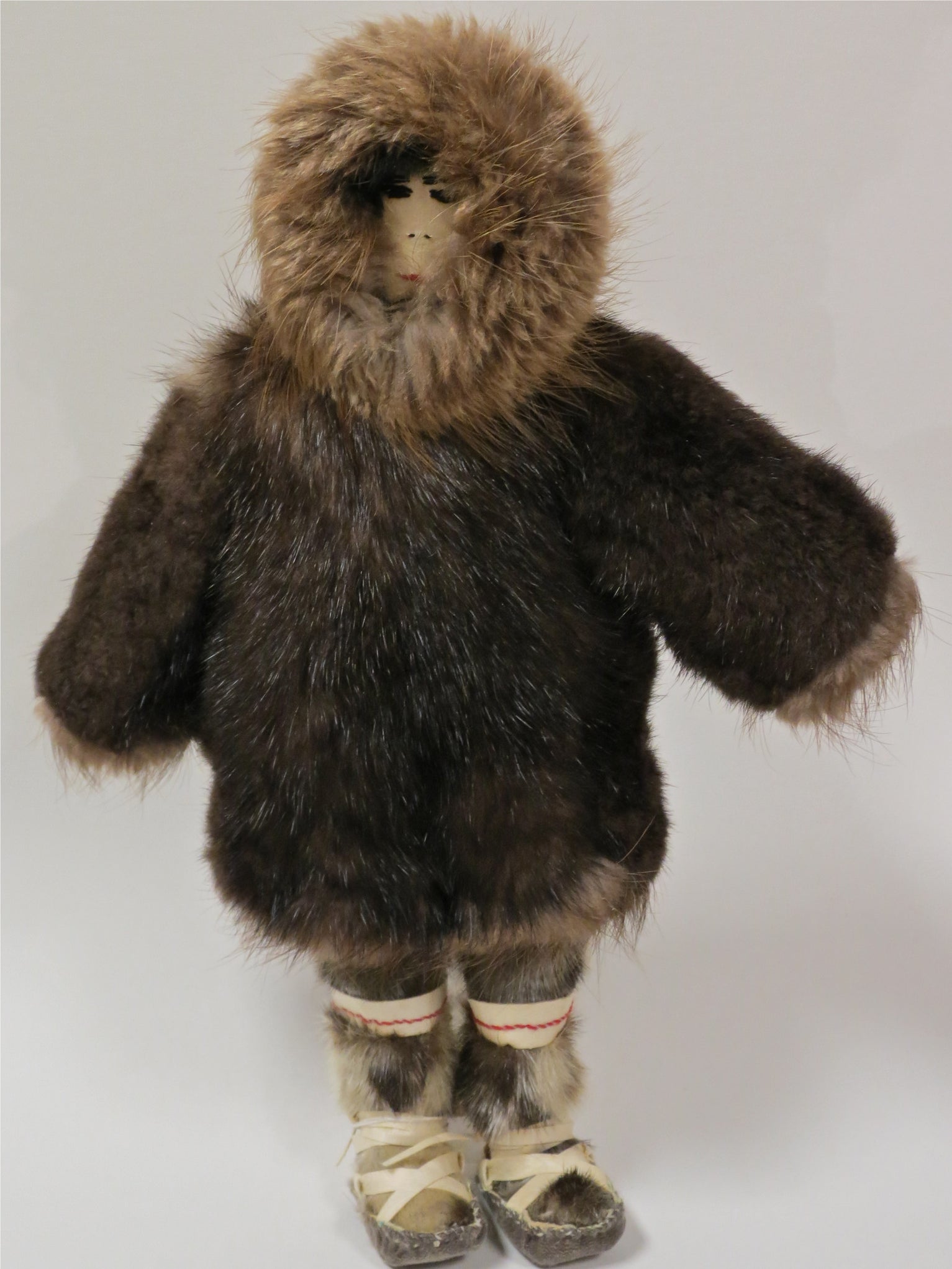 Traditional Yupik Fur Doll, by Lydia Apataki– Raven Makes Gallery