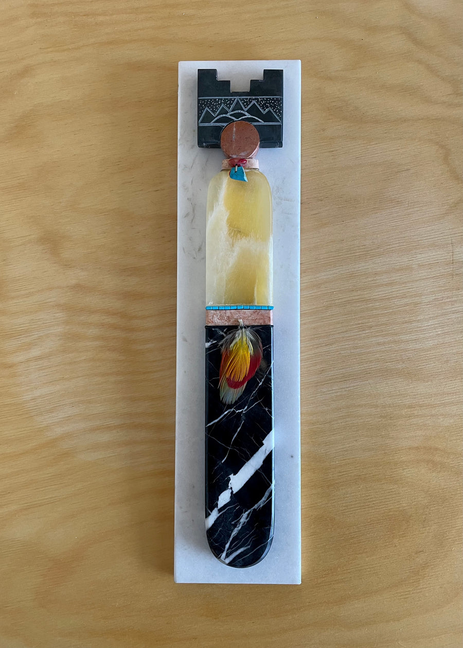 Sculptures, by Cliff Fragua, Jemez Pueblo– Raven Makes Gallery