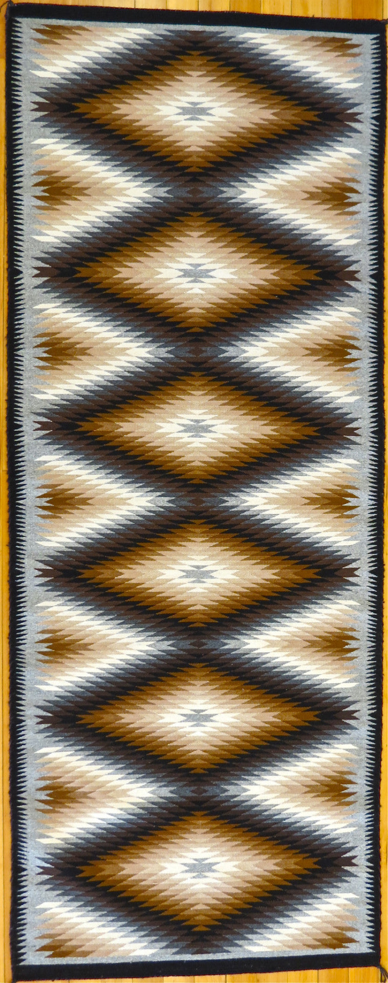 Eye Dazzler Navajo Rug, by Marie Kee– Raven Makes Gallery