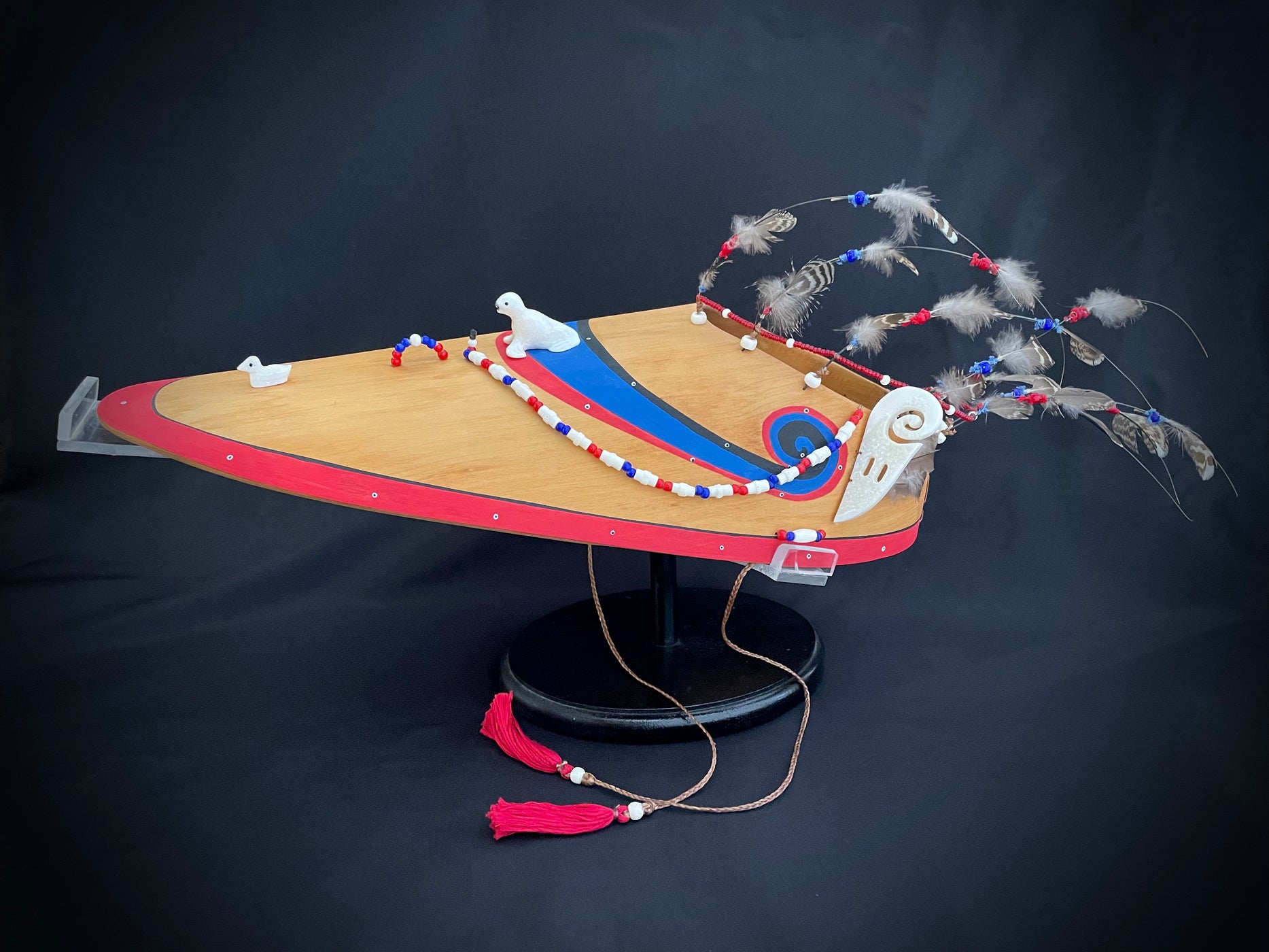 Traditional Aleut Bentwood Visor, by Peter Lind, Jr. at Raven Makes ...