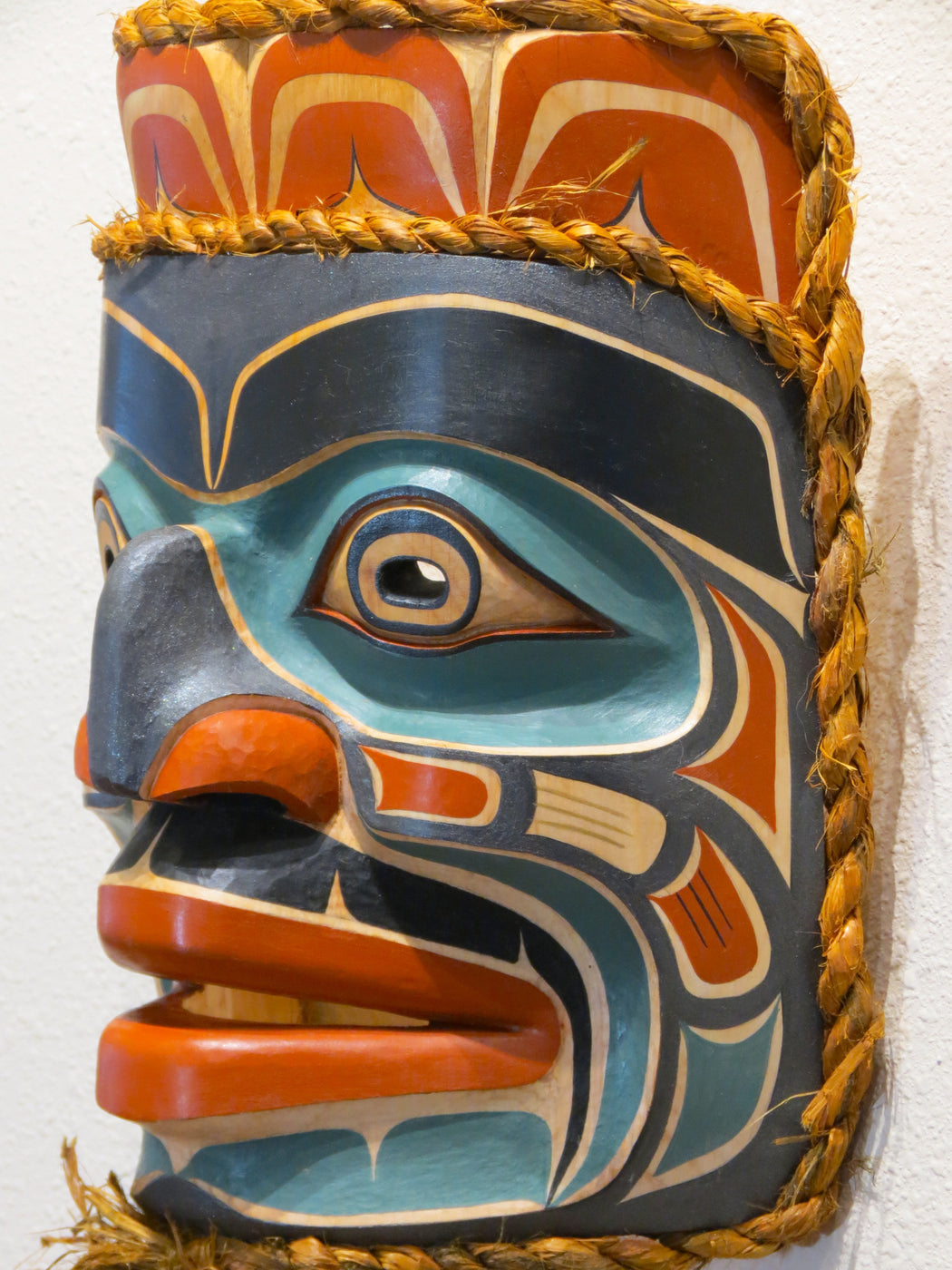 Komokwa, Undersea God Mask, by Ryan Morin, at Raven Makes Gallery