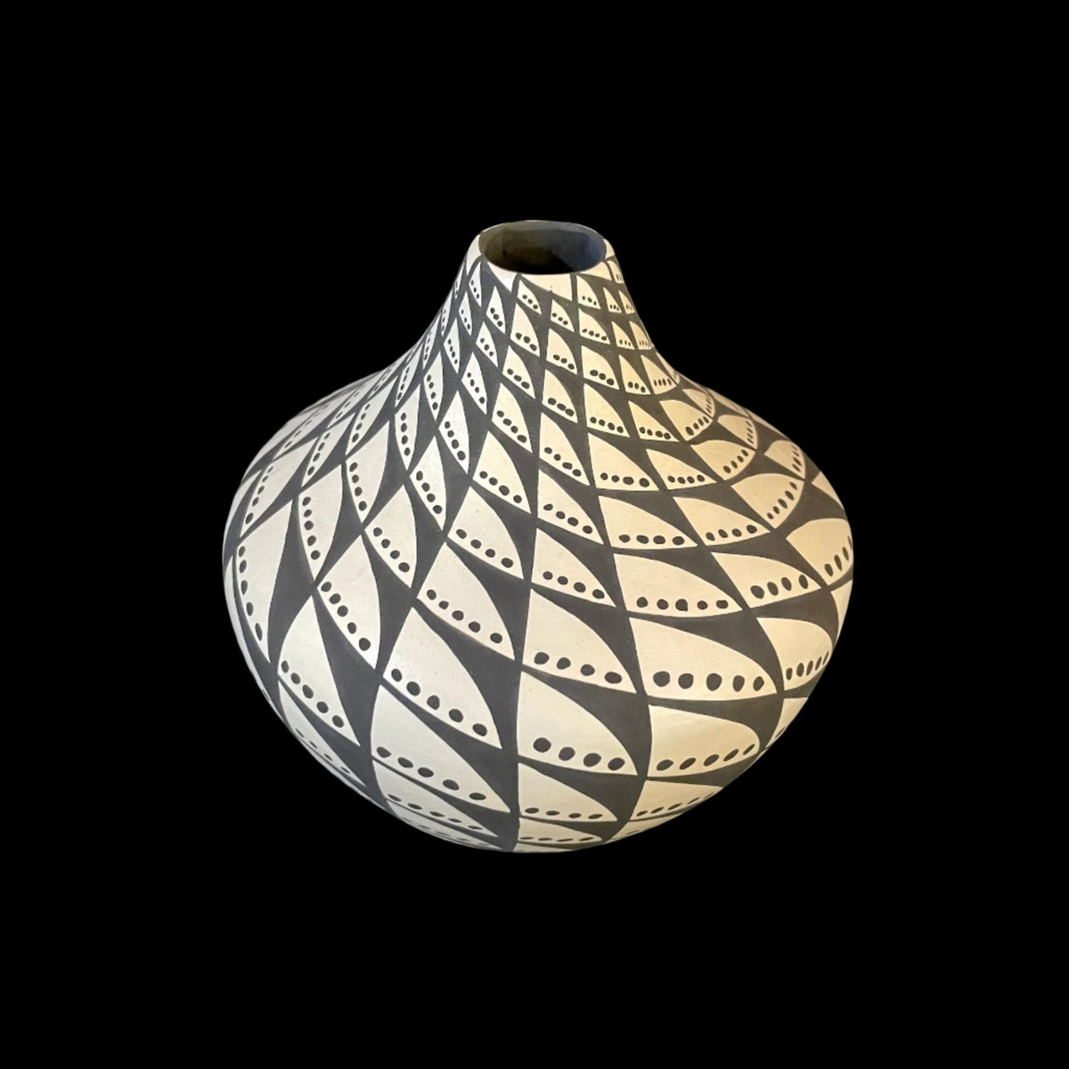 Acoma Fine Line Pottery, by Sandra Victorino at Raven Makes Gallery