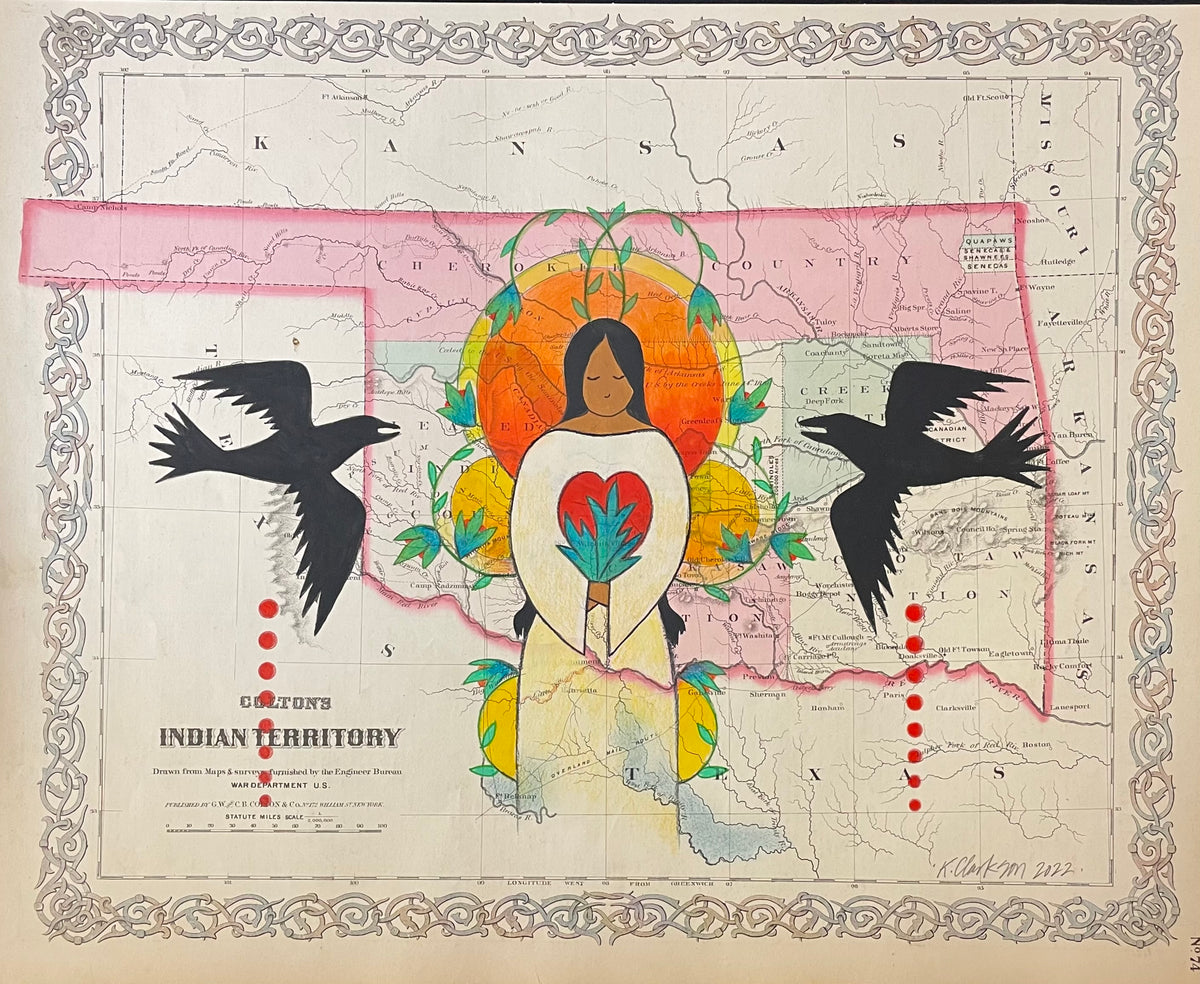Legend of the Corn Woman, by Karen Clarkson, Choctaw– Raven Makes Gallery
