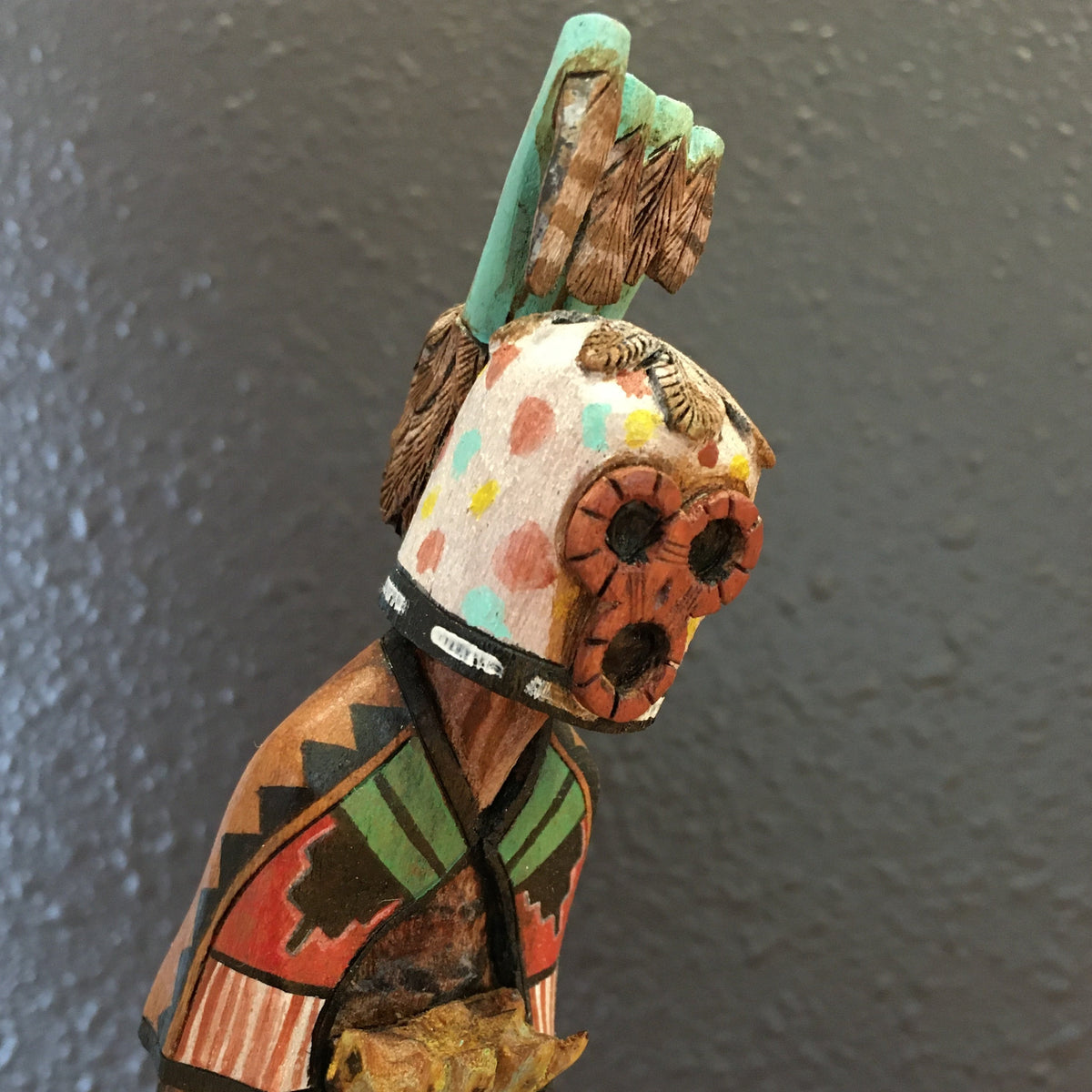 Masawu Kachina Doll, by Bradford Kaye, Hopi– Raven Makes Gallery