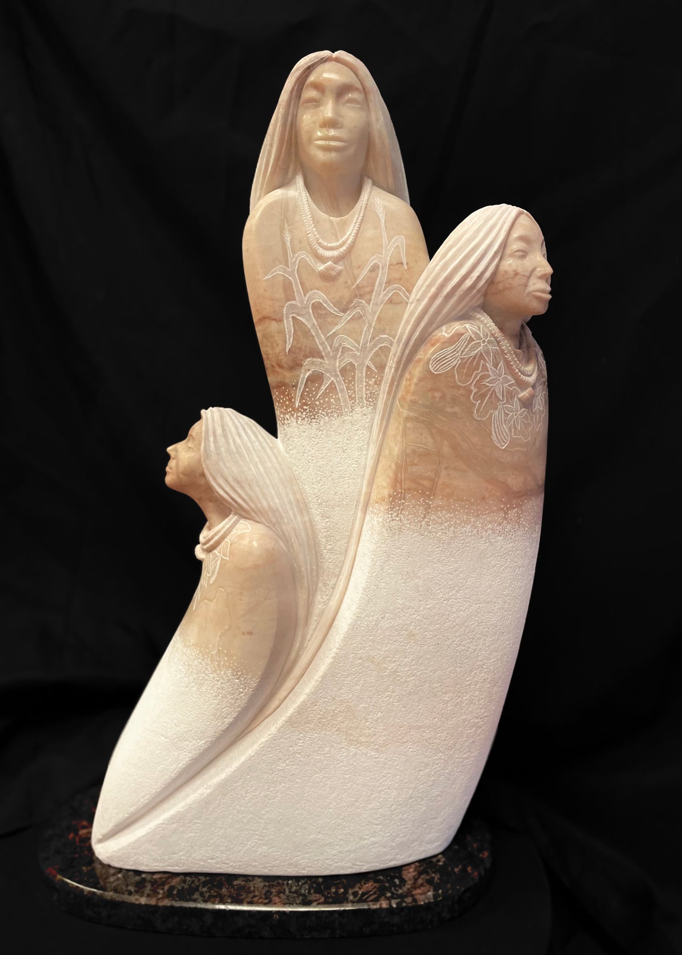 Sculptures, by Cliff Fragua, Jemez Pueblo– Raven Makes Gallery