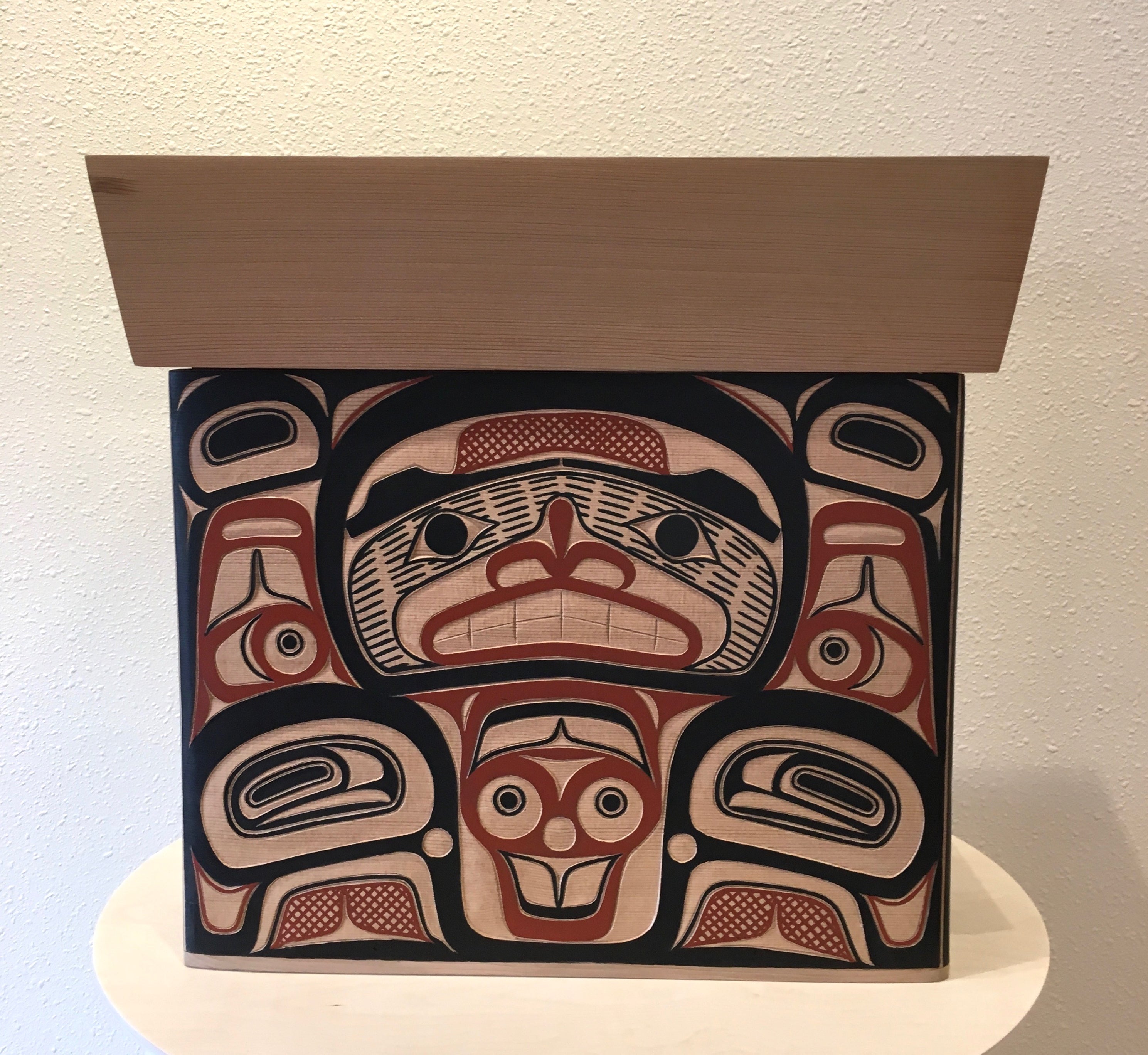 Traditional Bentwood Box, by David A. Boxley– Raven Makes Gallery