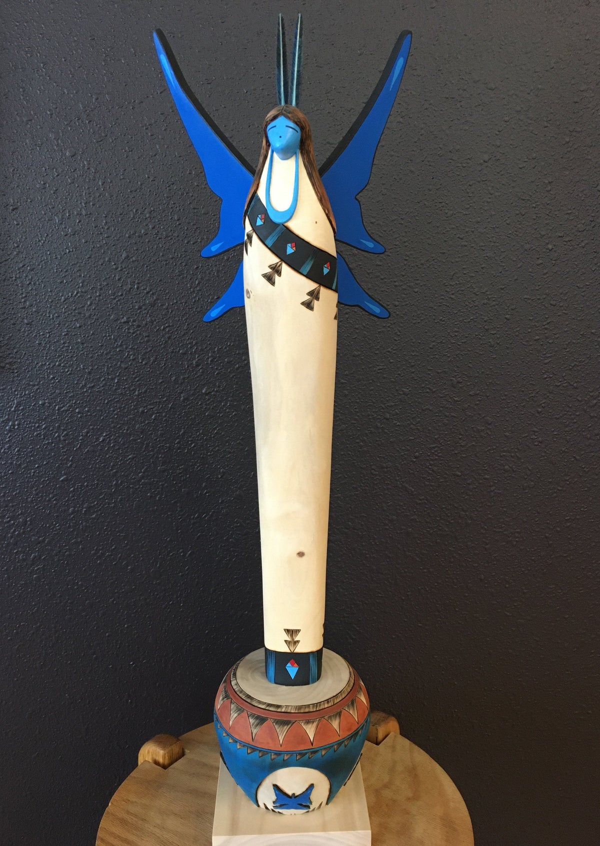 Butterfly Maiden Doll, by Gregg Lasiloo– Raven Makes Gallery