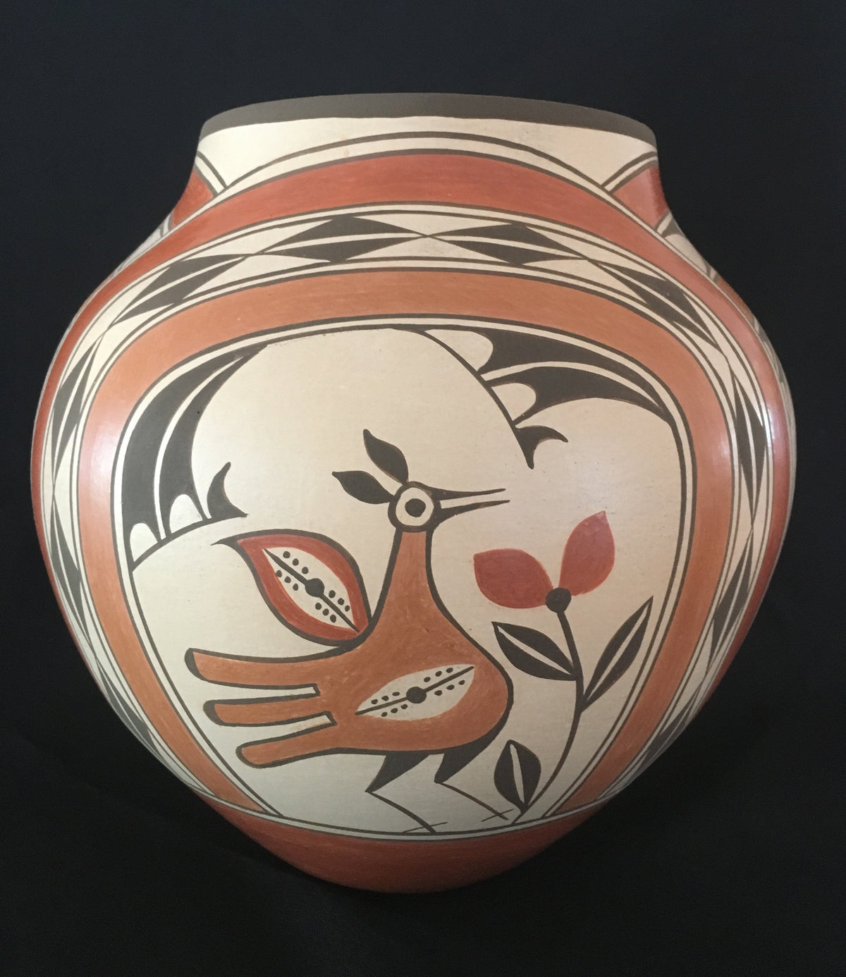 Zia Polychrome Pot, by Elizabeth Medina– Raven Makes Gallery