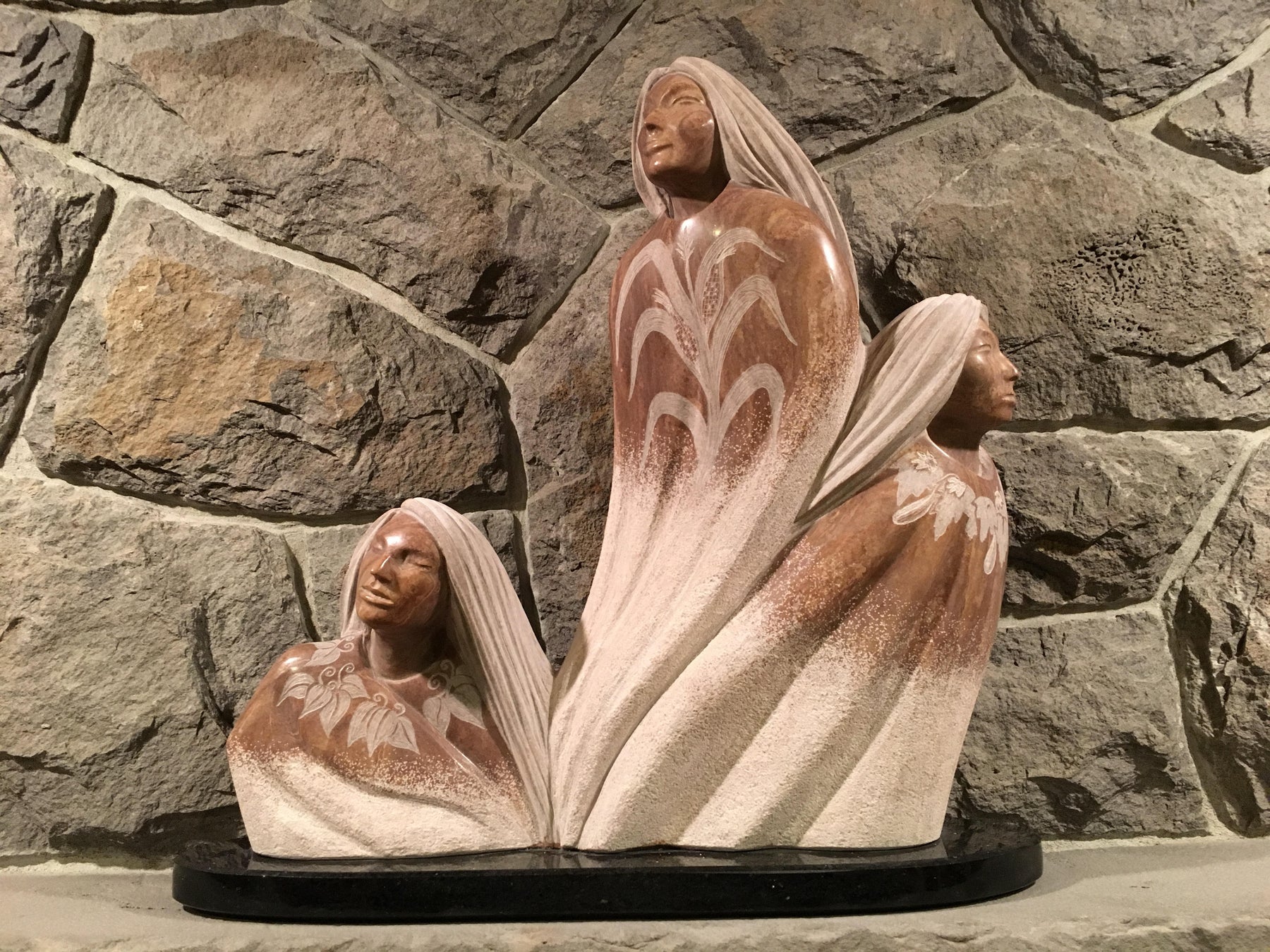 Sculptures, by Cliff Fragua, Jemez Pueblo– Raven Makes Gallery